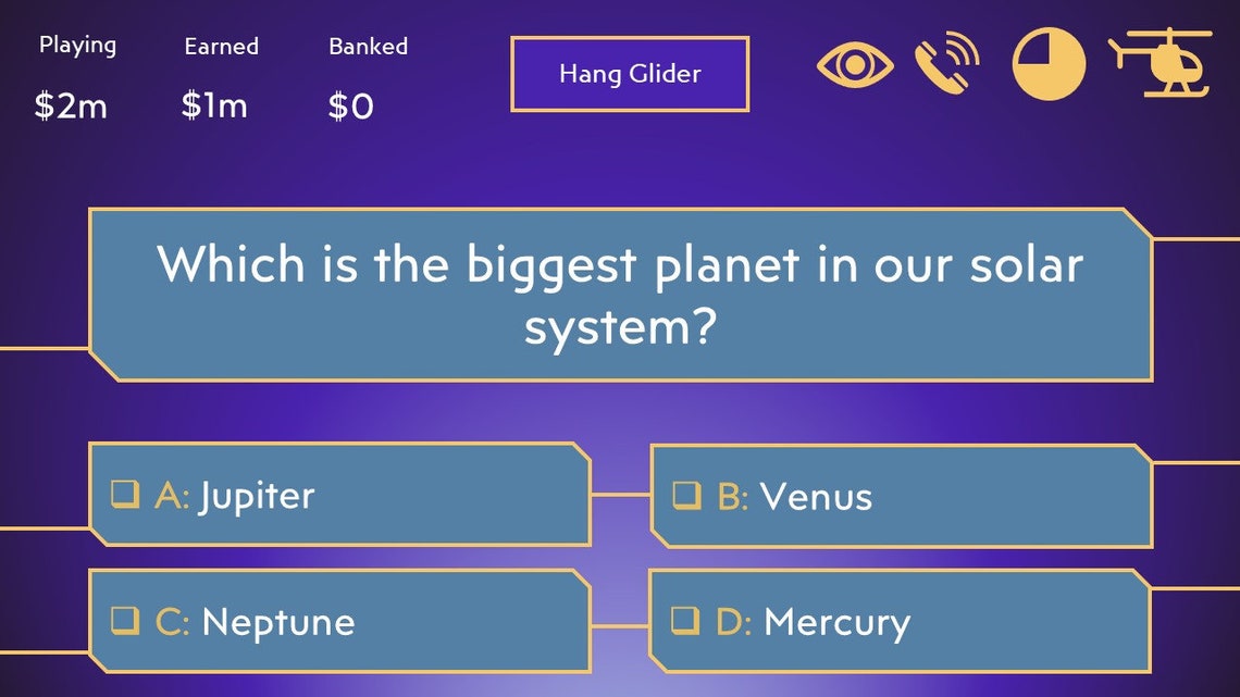 Quiz for Kids | Fun Virtual Trivia Quiz Game for Kids | Millionaire ...