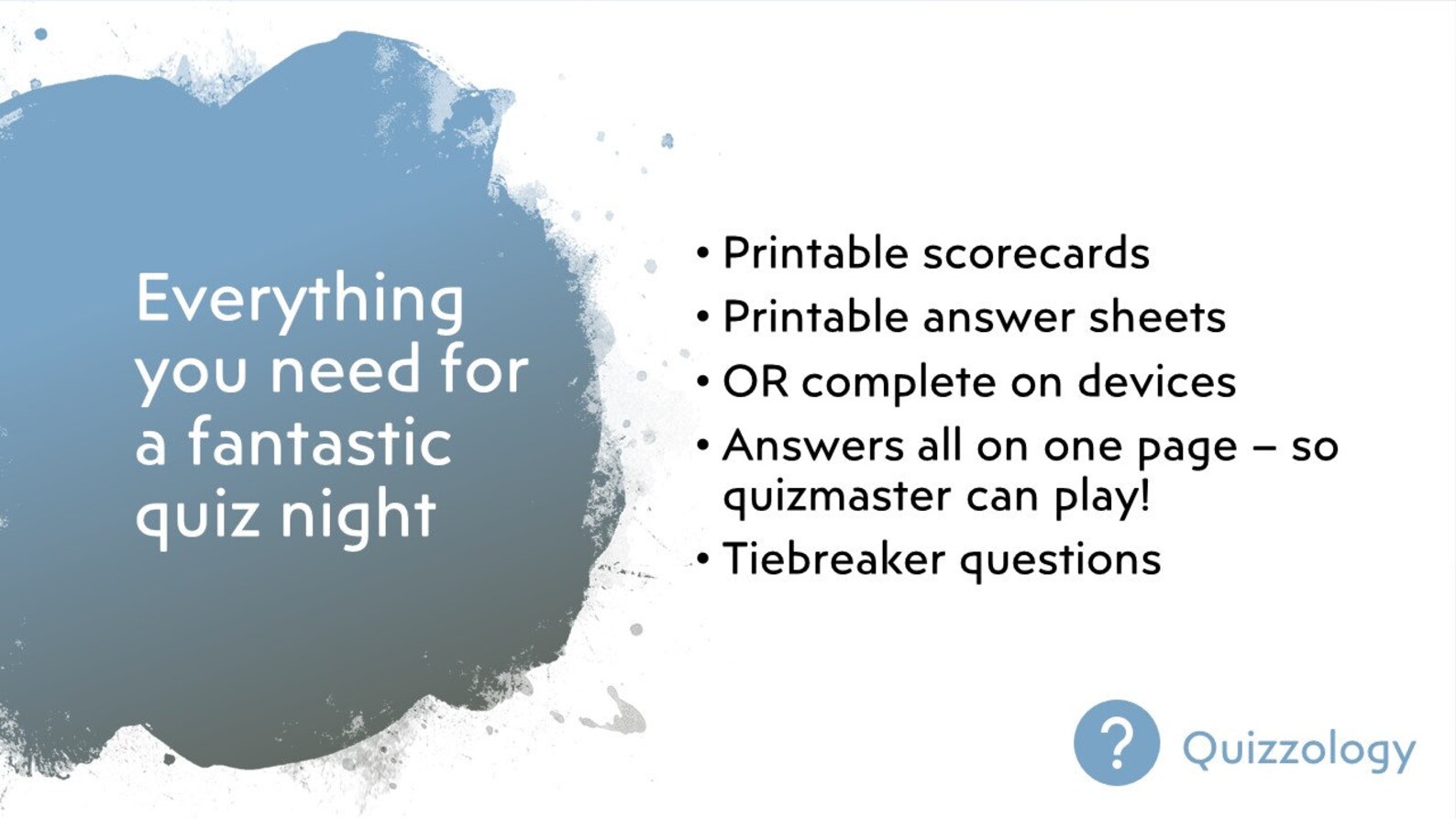 BIG QUIZ NIGHT | Printable General Knowledge Trivia Quiz Download for ...