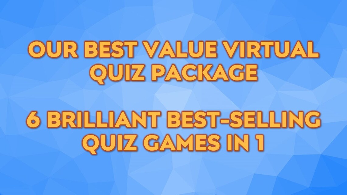 Virtual Quiz Night | Family Trivia Game | Zoom Quiz Download | Screen ...