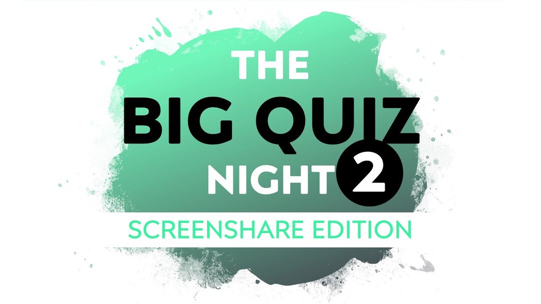 VIRTUAL QUIZ NIGHT Screen Share Ready | Quiz Download for Lockdown ...