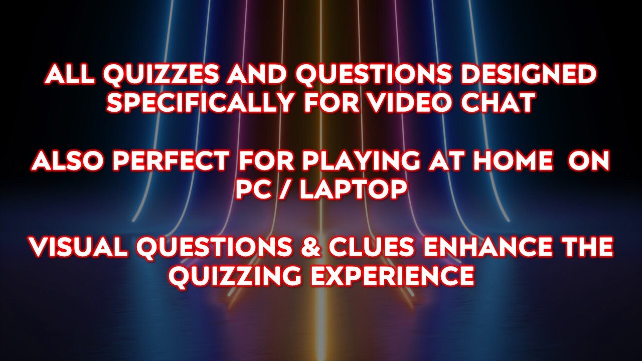TRIVIA NIGHT | 3 Virtual Quiz Games in 1 - Visual Quiz for Zoom Games ...
