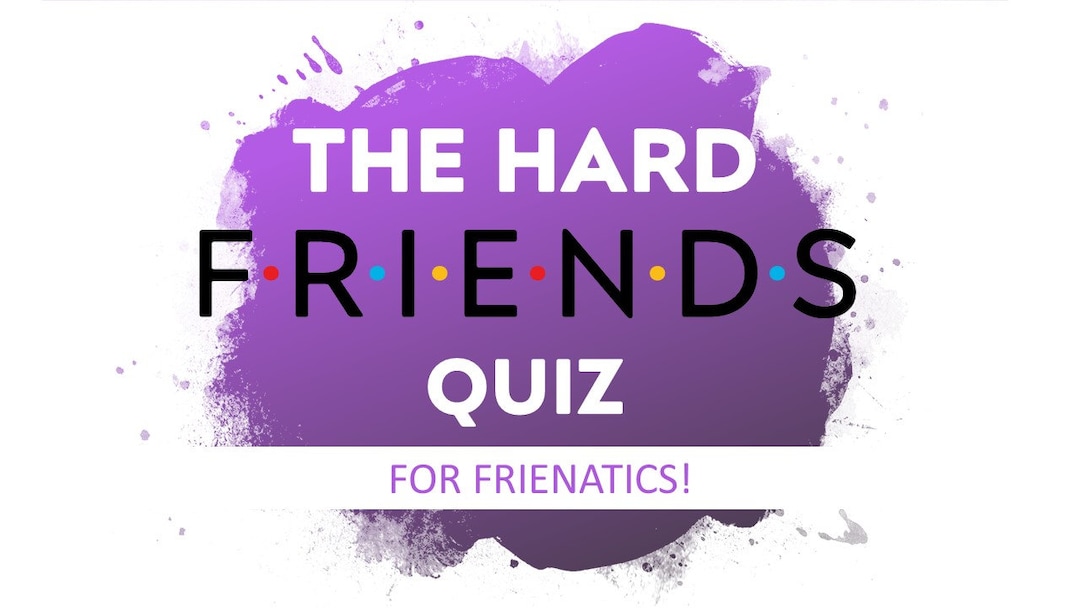 Friends TV Show Quiz: Expert Edition Printable Quiz Book for Friends ...