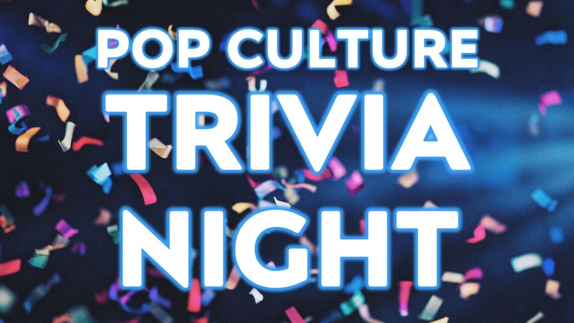 Pop Culture Trivia Night | Virtual Quiz With Visual Trivia Questions ...