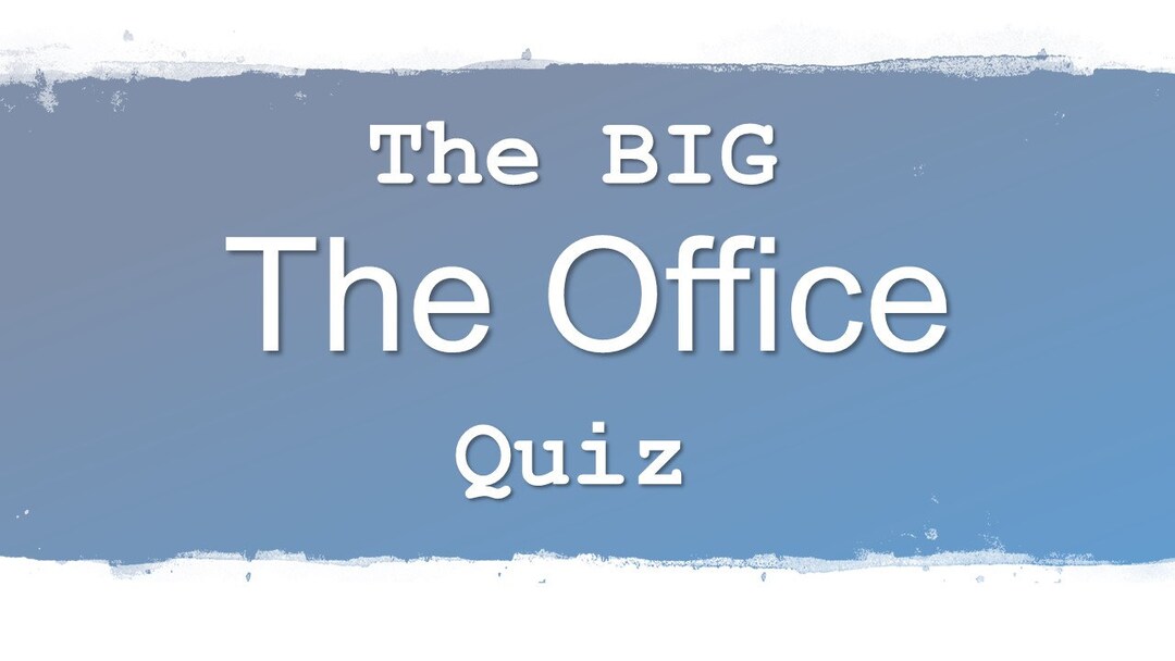 THE OFFICE QUIZ | Dunder Mifflin Trivia Printable Quiz Book for Quiz ...