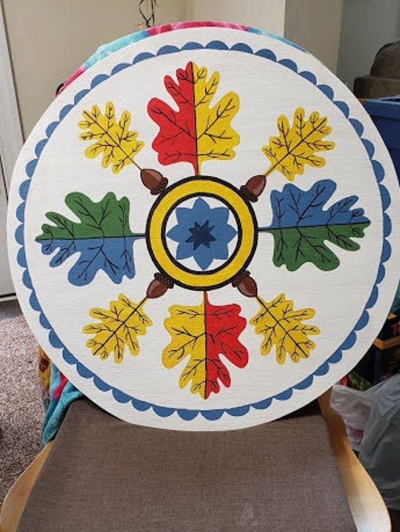 22 In. Wooden Hex Sign - Etsy