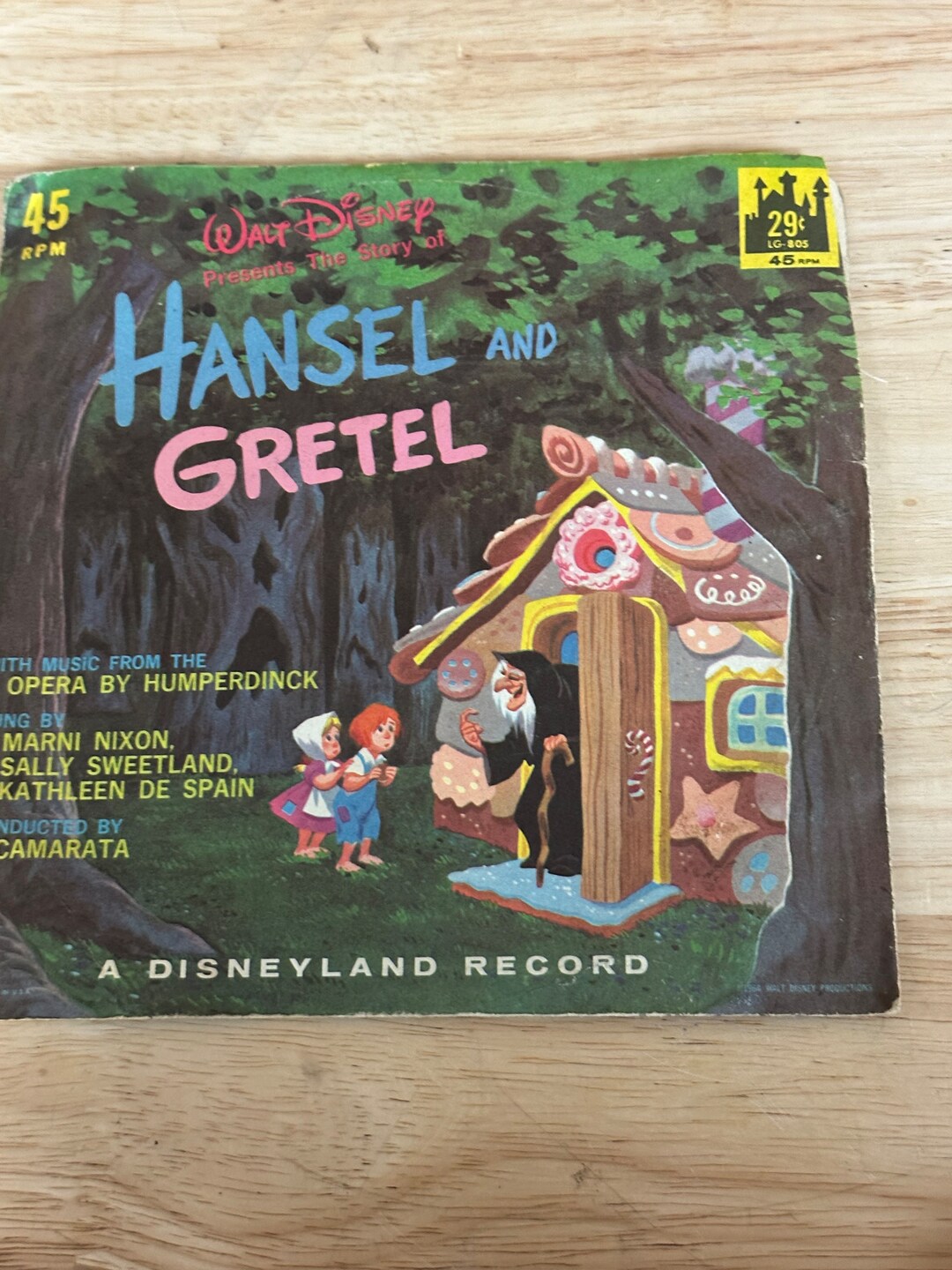 Hansel and Gretel Disney Storybook Record - Etsy