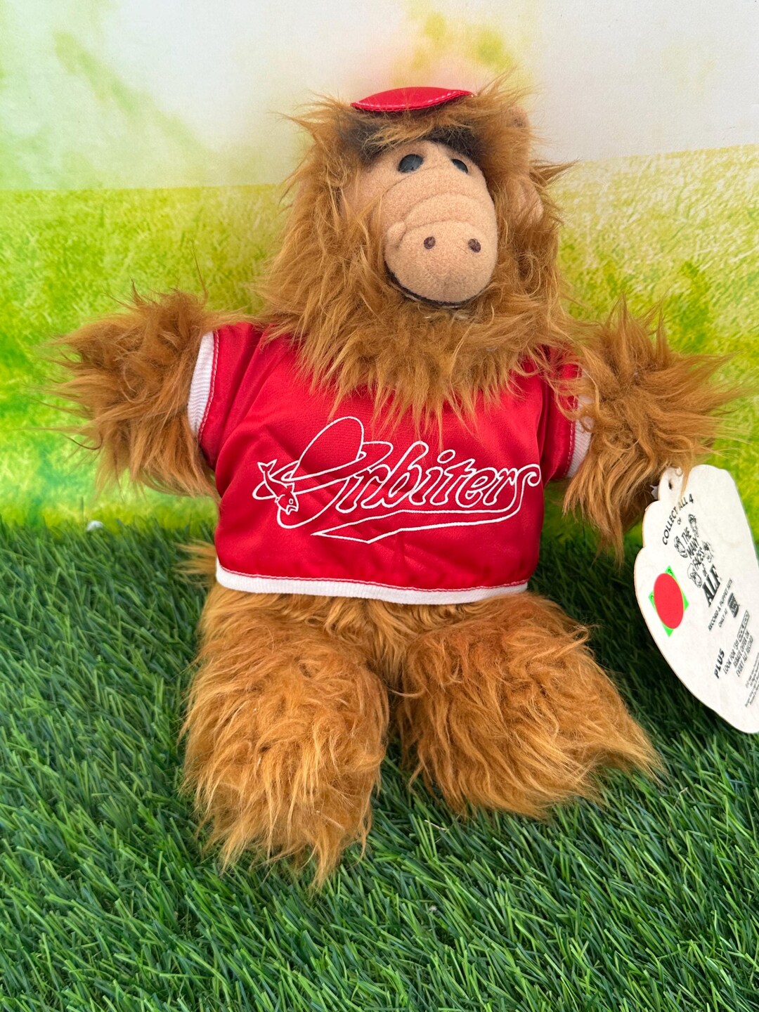 Vintage 1988 ALF Hand Puppet Burger King ORBITERS Baseball 12 Plush ...