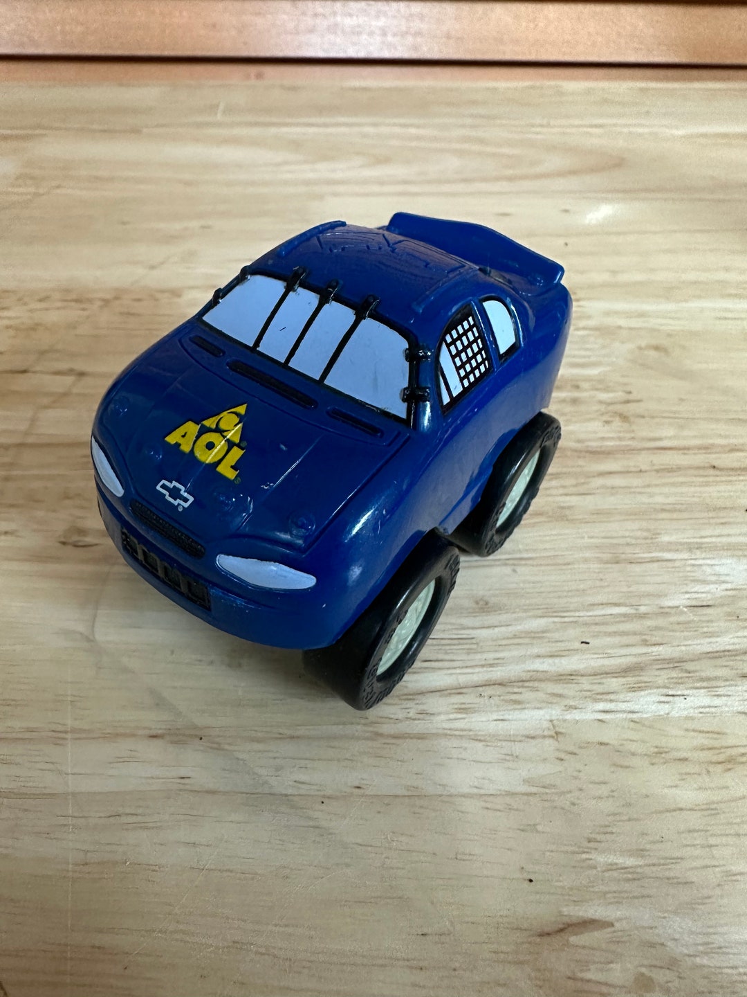2002 Wacky Racers Sonic Nascar AOL Blue Car - Etsy