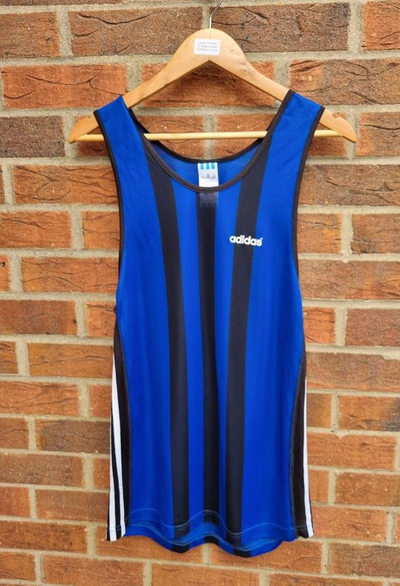1970/80s classic Adidas athletics top 40/42" chest - Gem
