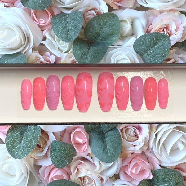 Custom Fake Nails - Etsy