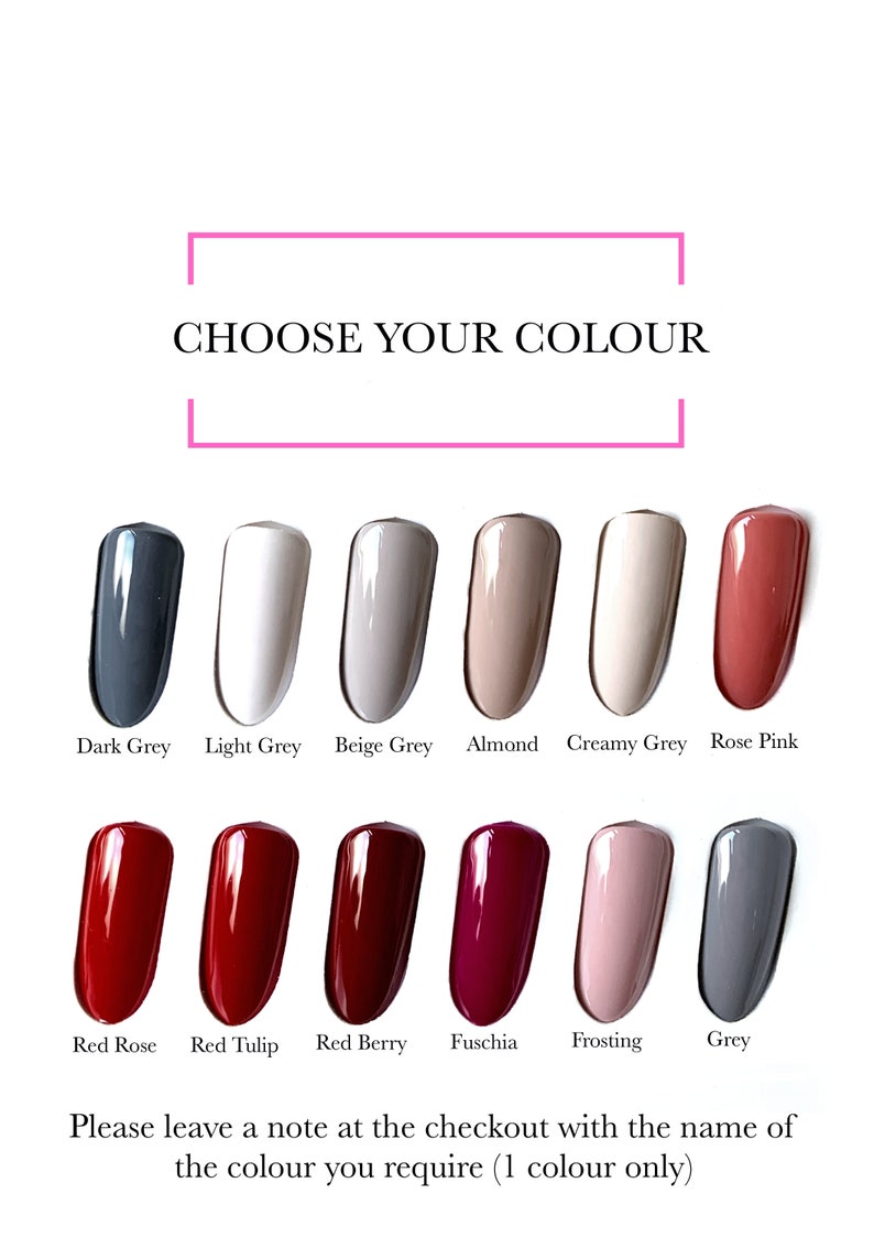 Press on Nails Choose Your Colour 1 colour Only Custom | Etsy