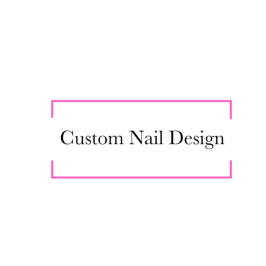 Custom Nail Design Set | Press on Nails | Glue on Nails | Resuable ...