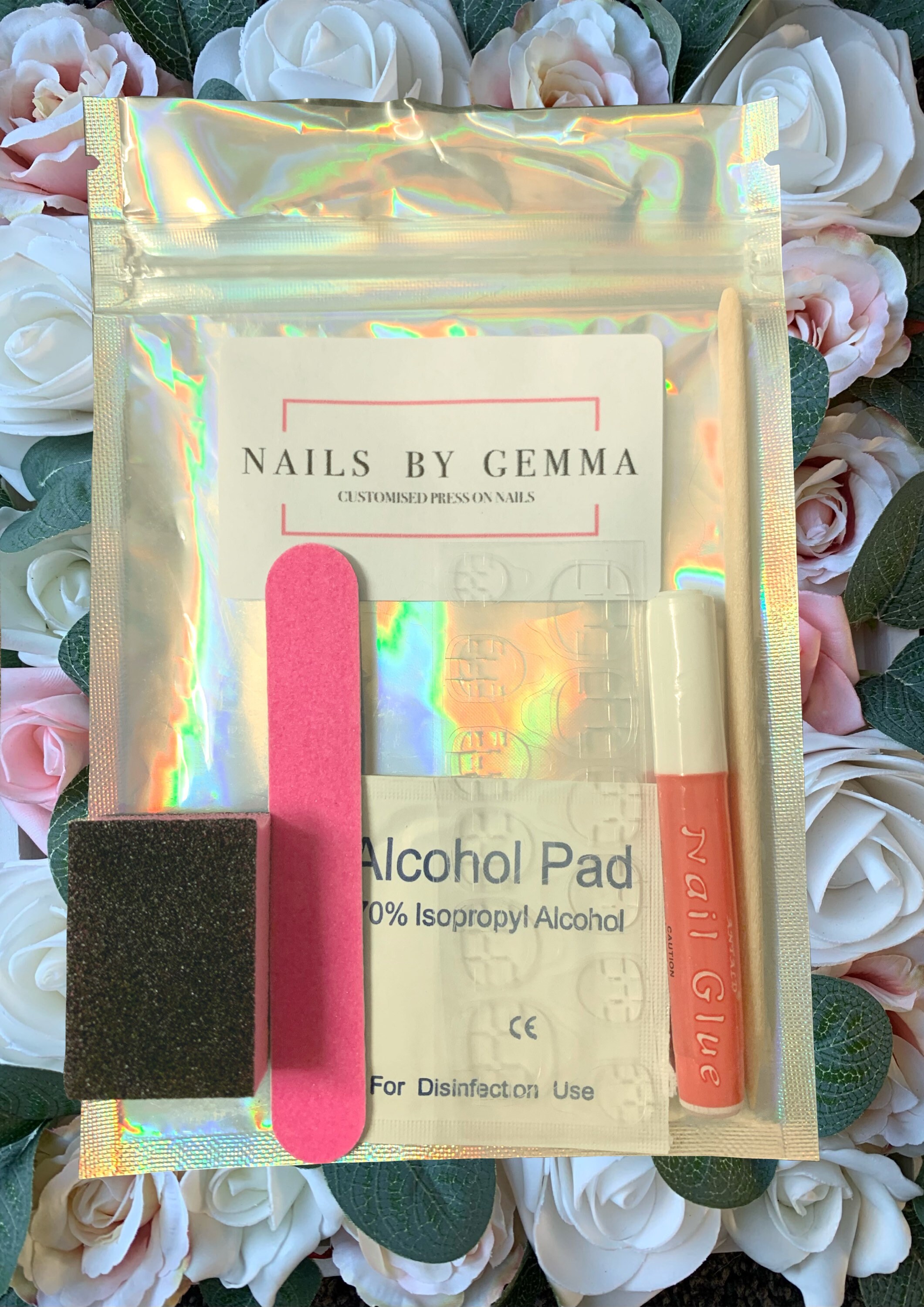 Nail Prep Kit for Press on Nails Custom Made Glue on Fake | Etsy