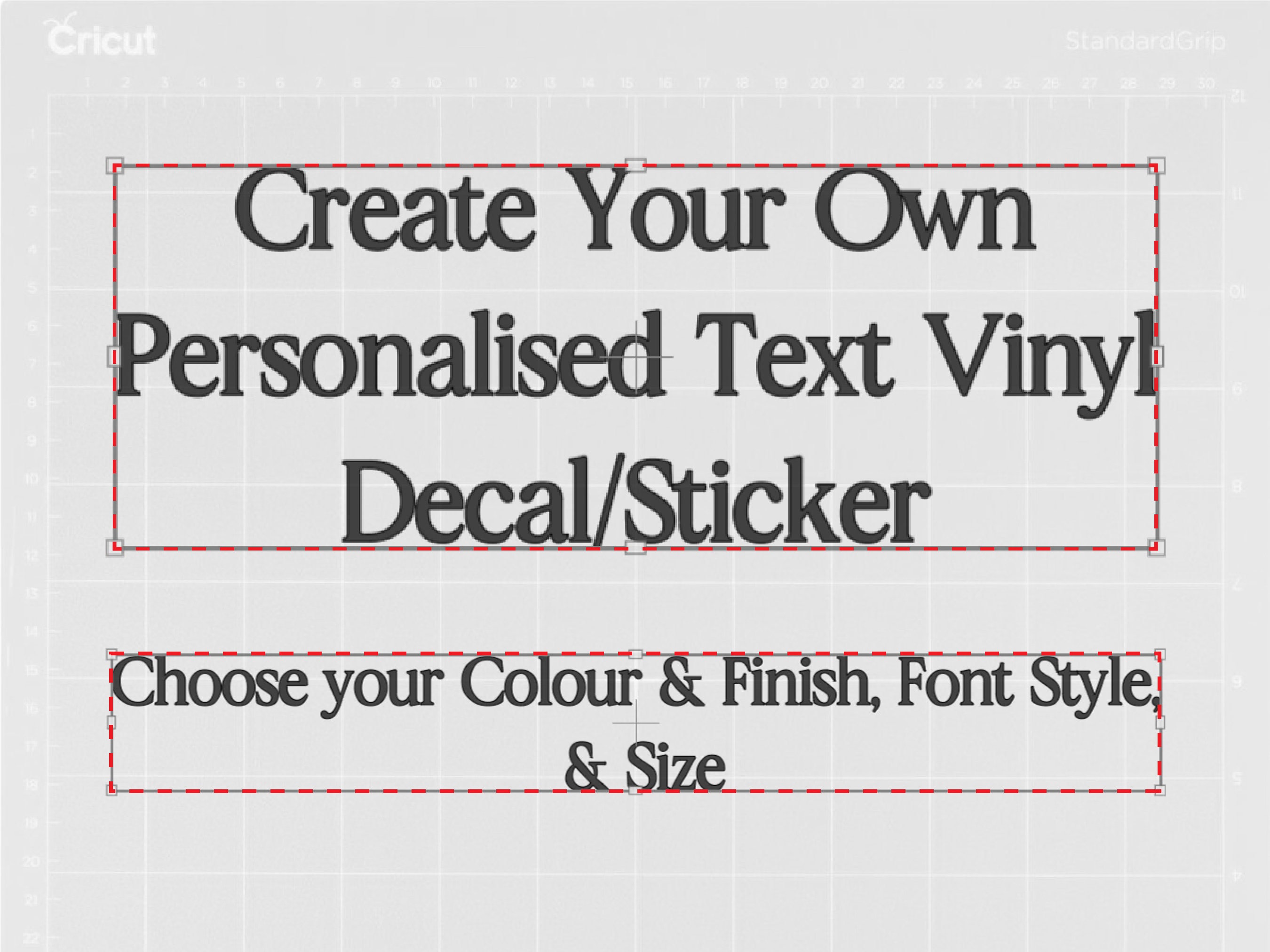 Create Your Own Personalised Custom Vinyl Sticker Message - Etsy UK