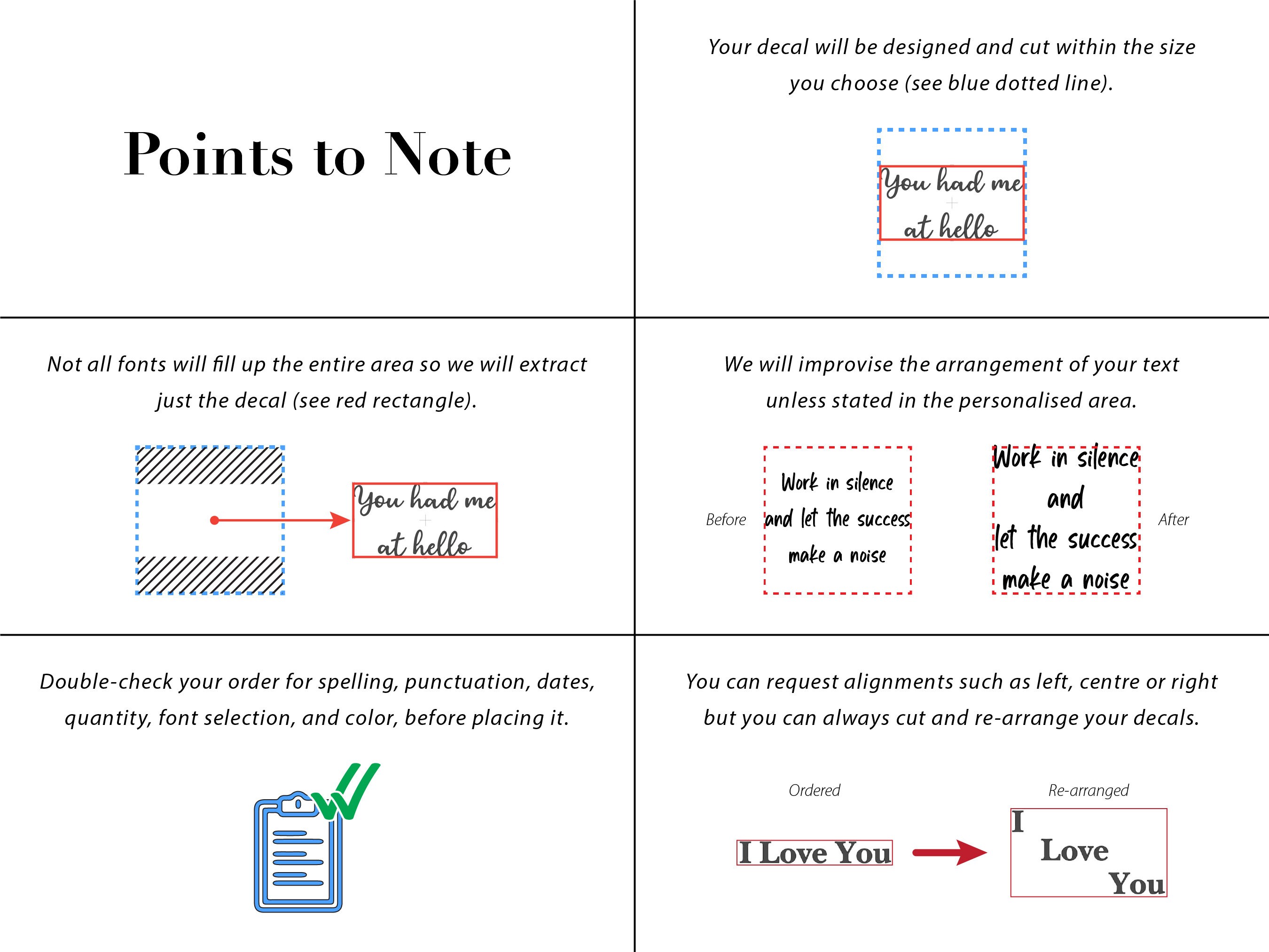 Create Your Own Personalised Custom Vinyl Sticker Message - Etsy UK