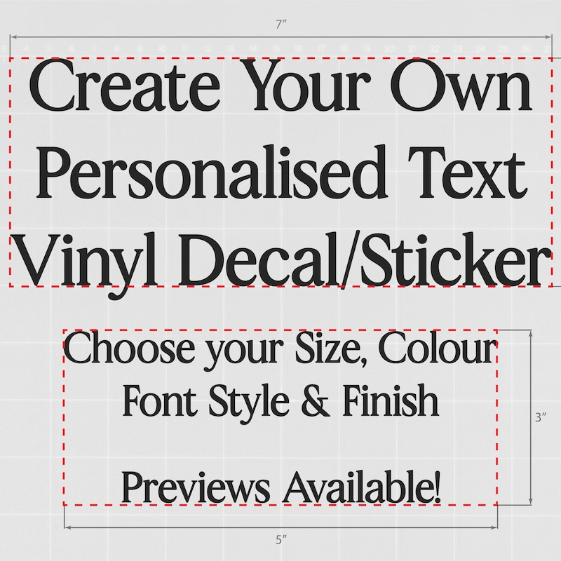Custom Stickers 6 - Etsy UK
