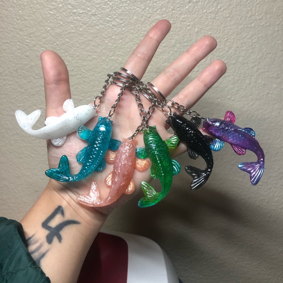 Koi Fish Keychains - Etsy