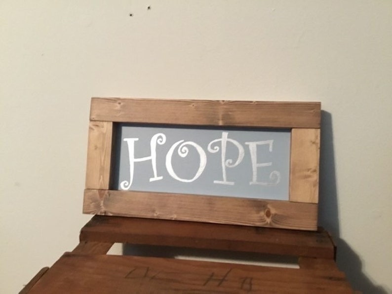 Custom Made Hope Sign - Etsy