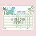 Dinosaur Printable Reward Chart for Kids Chore Chart for Boys - Etsy