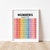 Rainbow Colors Educational Print Classroom Art, Learning Poster ...