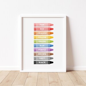 Educational Learning Print Toddler BUNDLE 6 Set- Learning Art ...