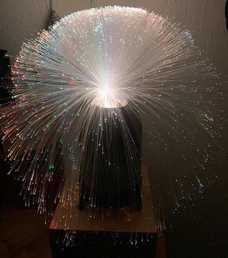 Fiber Optic Motion Lamps. Vintage Tower design Rare | Etsy