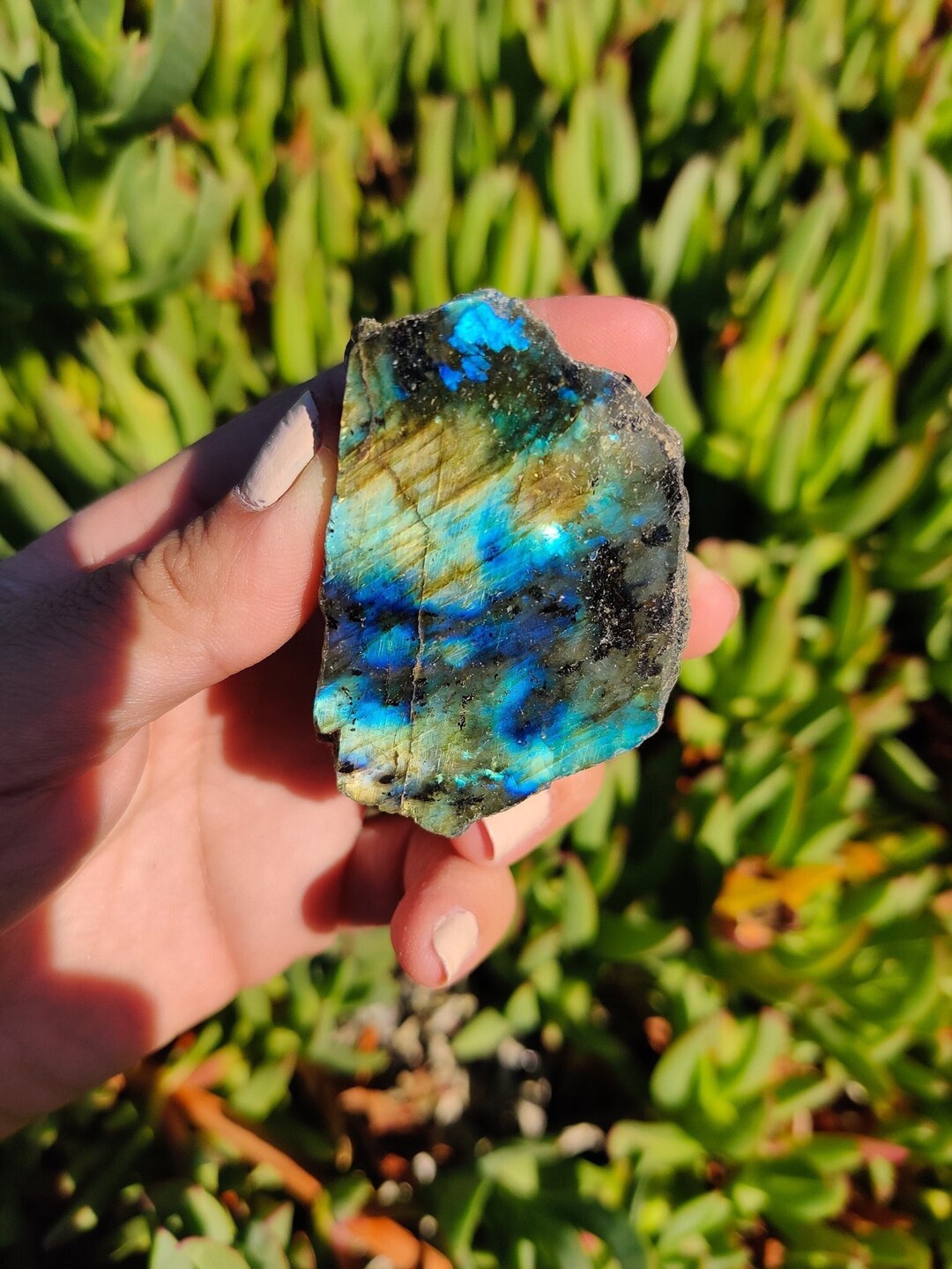 Natural Labradorite Slabs, High Flash Labradorite, Raw Labradorite Free ...