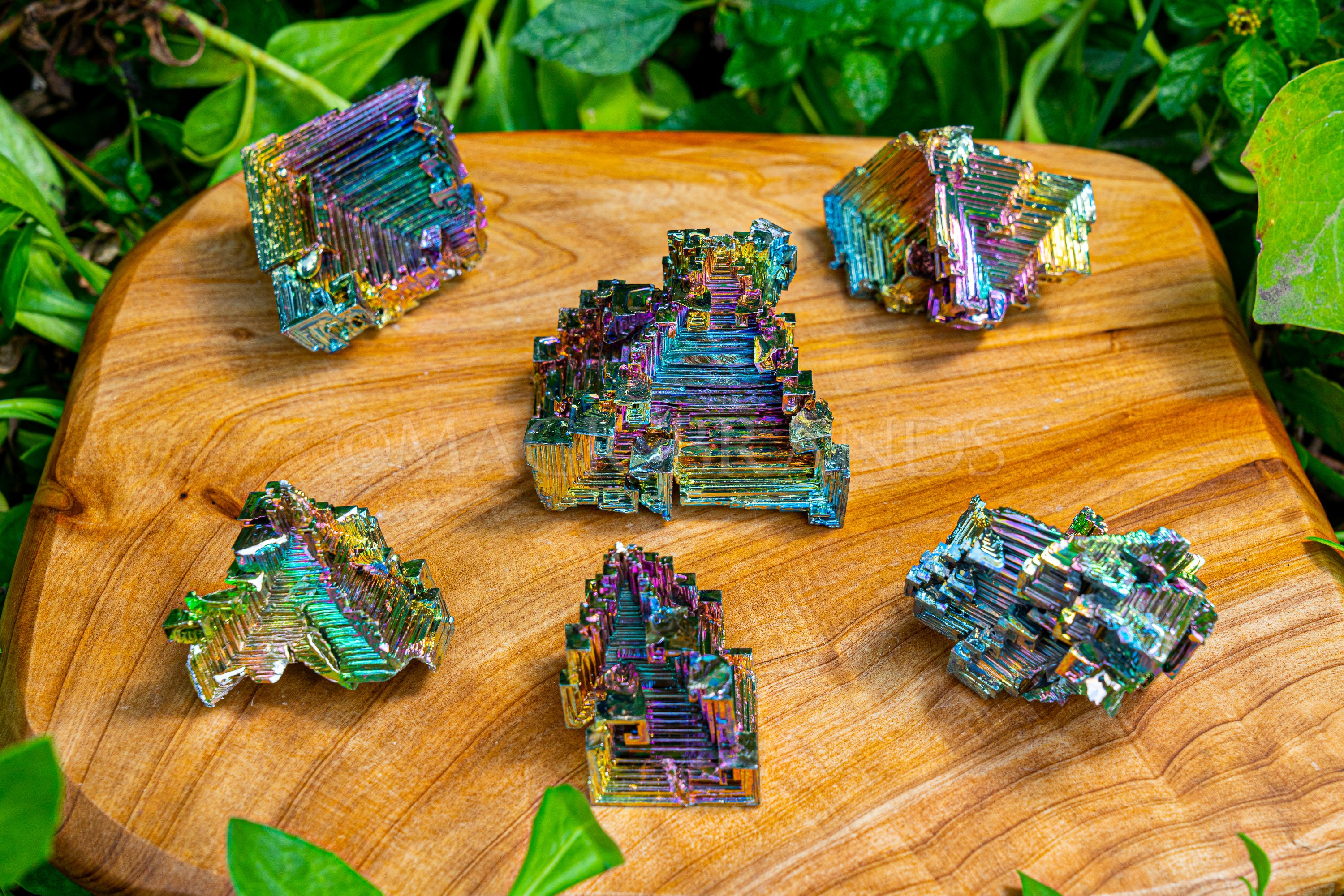 Bismuth Crystal, Rainbow Crystal Cluster, Crystal Home Decor, Healing ...