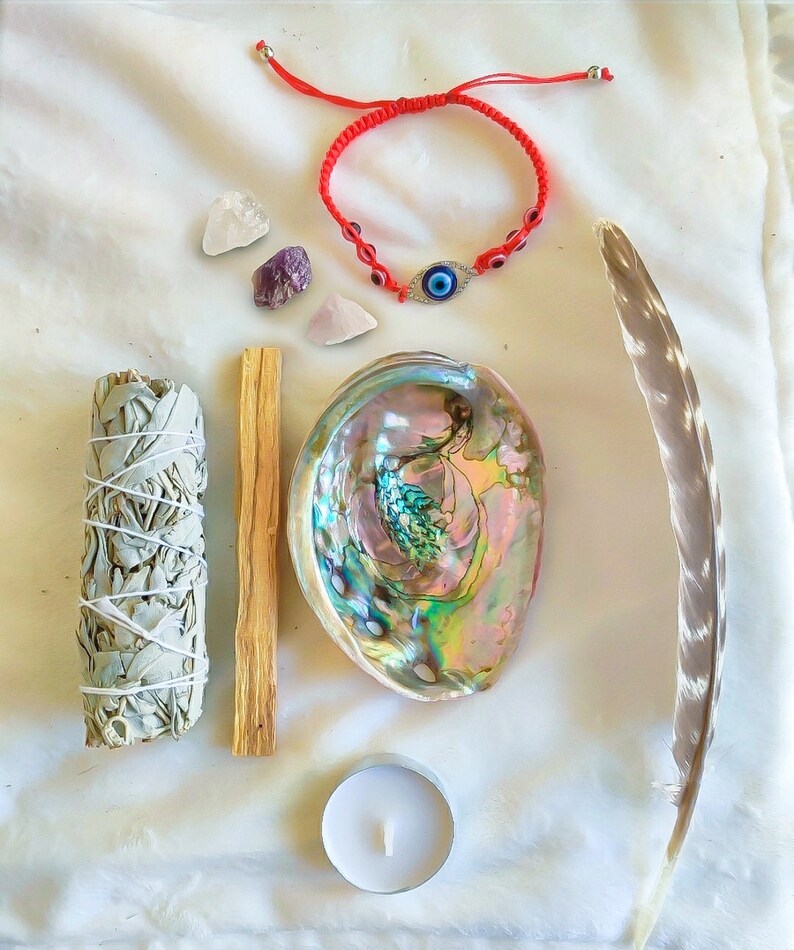 White Sage Smudge Kit with Detailed Instructions Palo Santo | Etsy