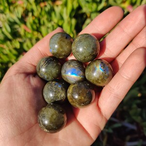 Labradorite Crystal Sphere, Labradorite Crystal Ball, Labradorite ...
