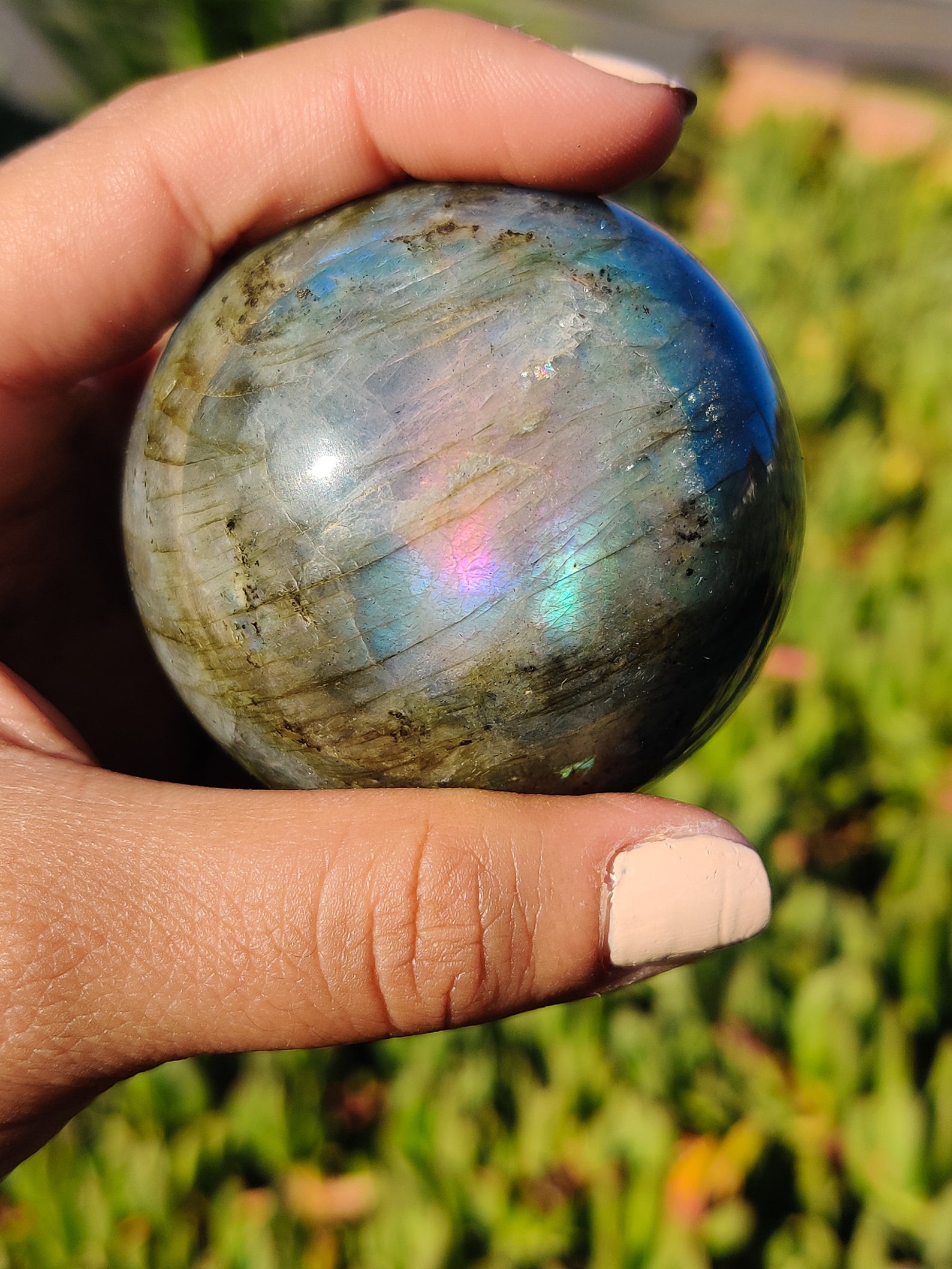 Labradorite Crystal Sphere Labradorite Crystal Ball - Etsy