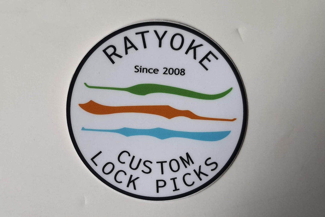 Ratyoke Custom Lock Picks Colored Picks Locksport Sticker 3" - Etsy