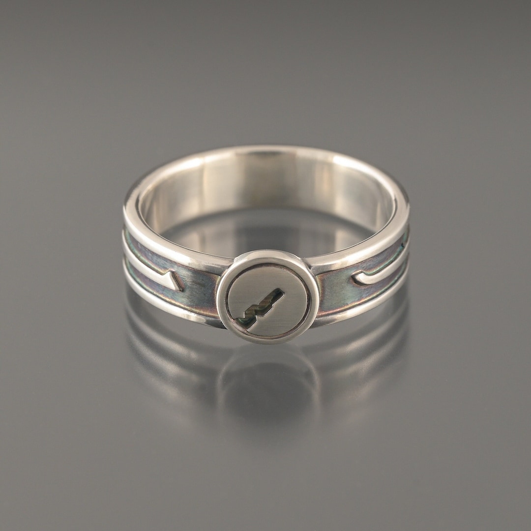Locksport Ring With Keyway and Picks - Light Weight Version - Etsy
