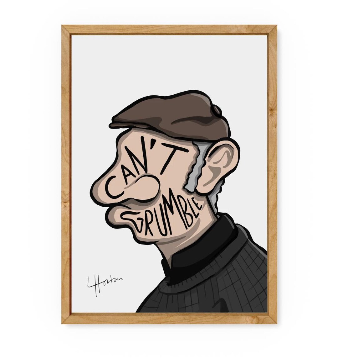 Can't Grumble - Yorkshire Slang Art Print - Luke Horton - Etsy