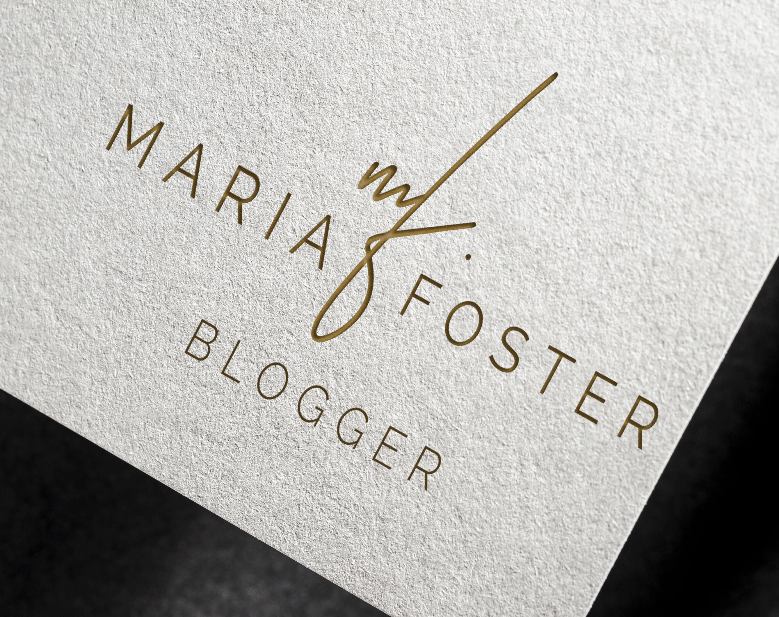 Blogger Logo, Writer Logo, Handmade Logo, Personal Trainer Logo ...