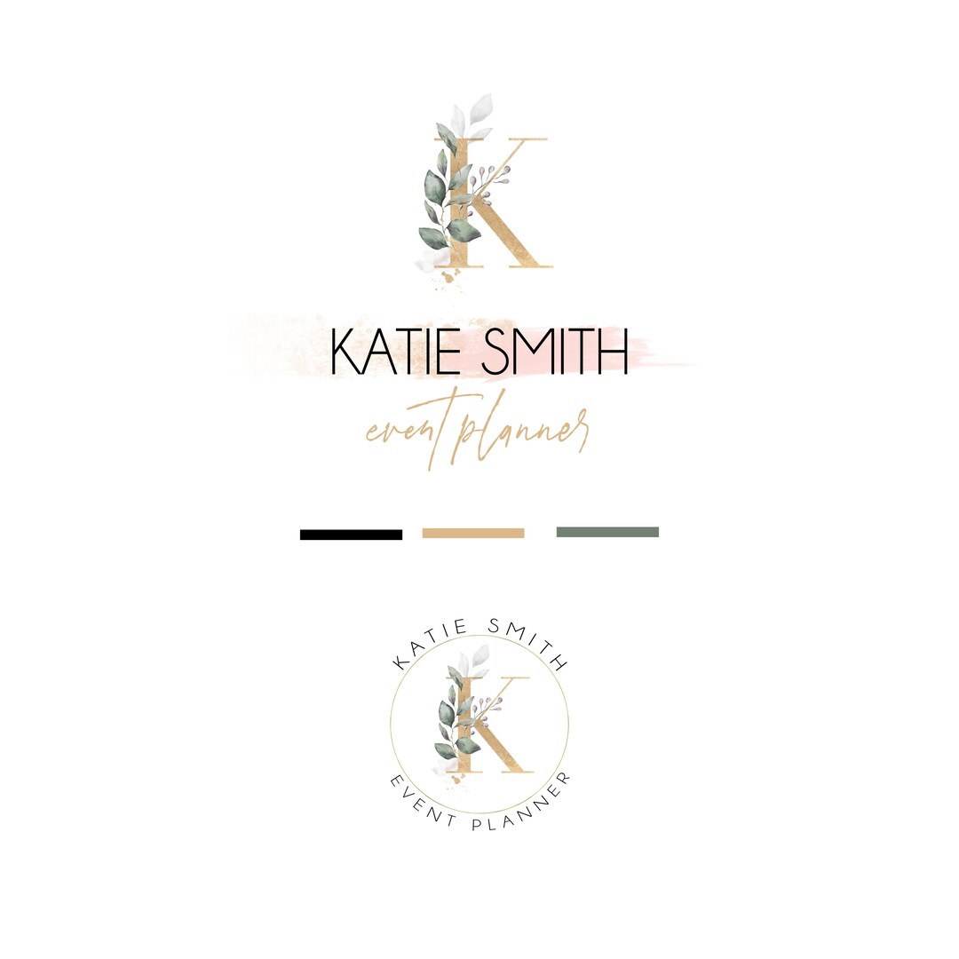 Event Planner Logo Design, Flower Shop Logo, Photography Logo, Feminine ...