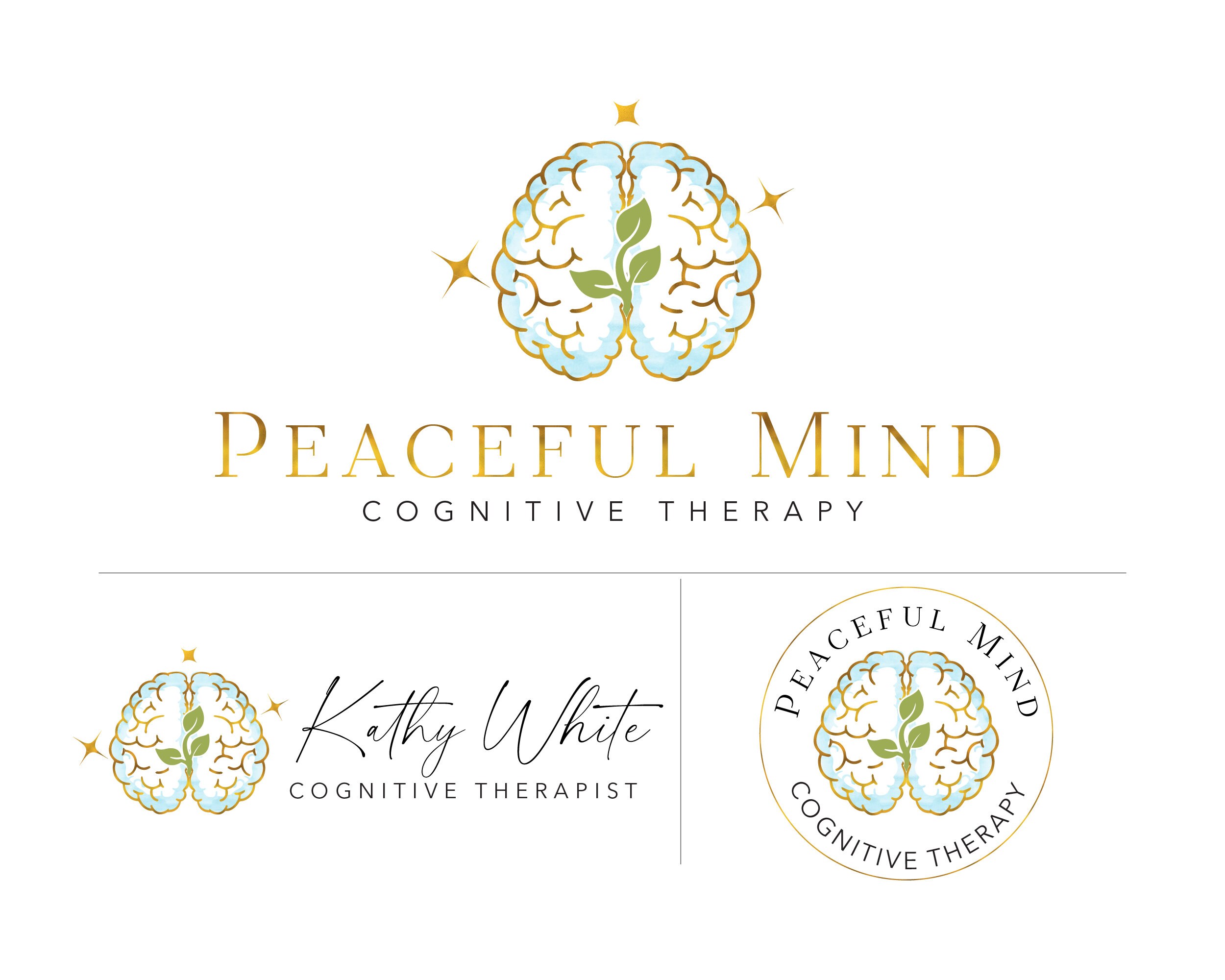 Counseling Logo Design, Psychologist Logo, Brain Logo Design, Therapist ...