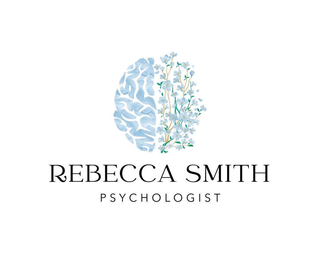 Therapist Logo, Counseling Logo Design, Psychologist Logo, Brain Logo ...