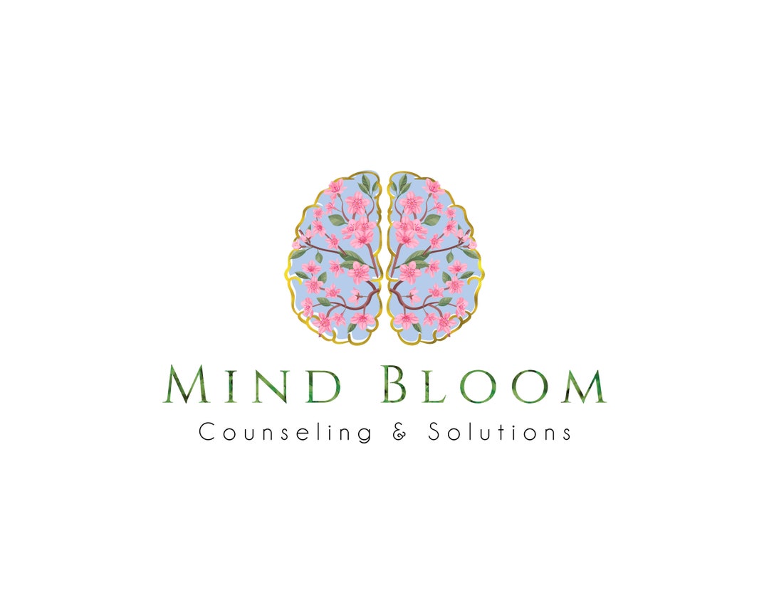 Therapist Logo, Counseling Logo Design, Psychologist Logo, Brain Logo ...