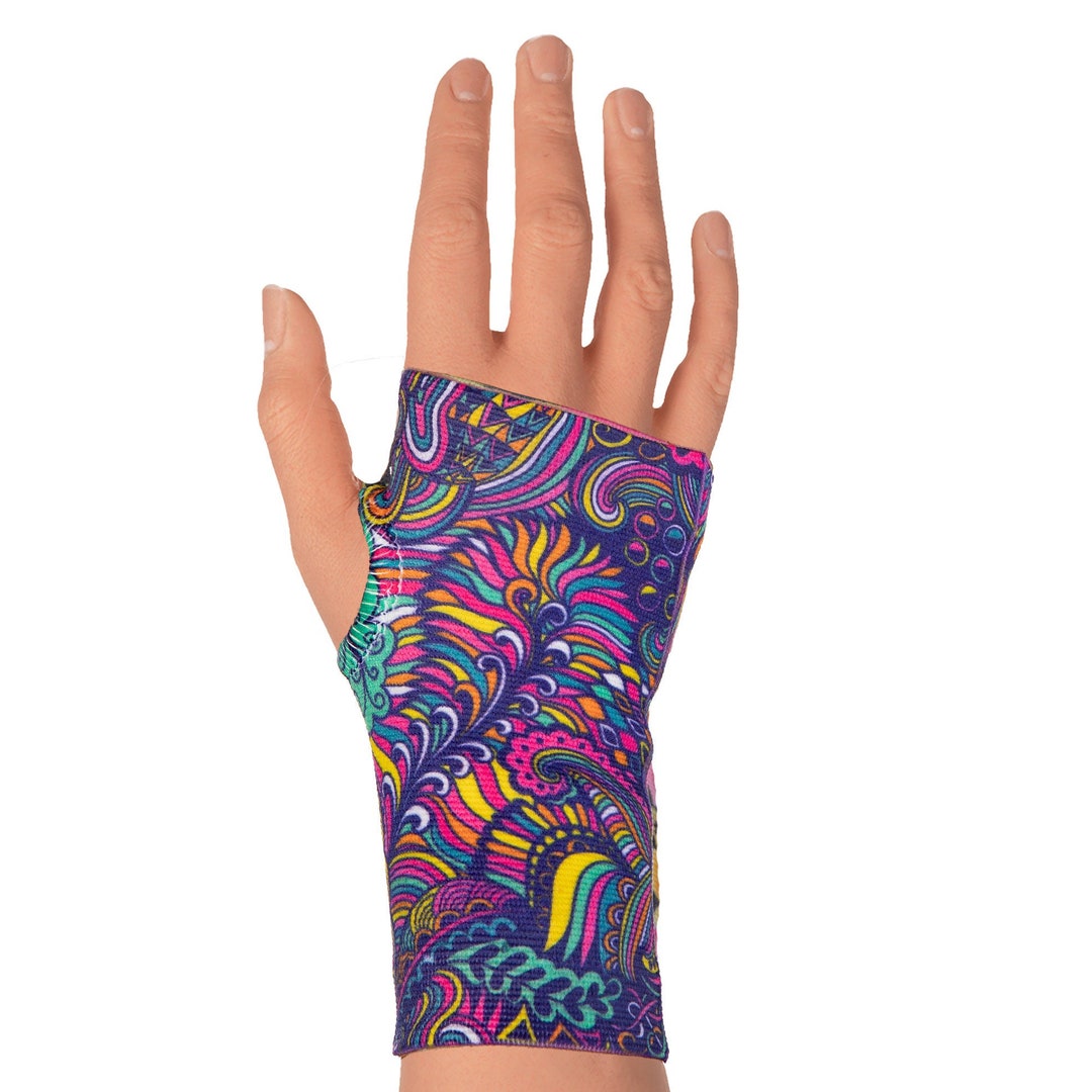 Wrist and Hand Compression Sleeve, Right or Left Handed, Long Wrist ...