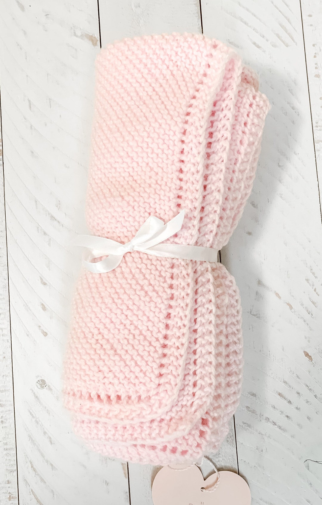 Knitted Baby Blanket Soft, Cozy Hand Knit Infant Baby Girl Boy Unisex ...