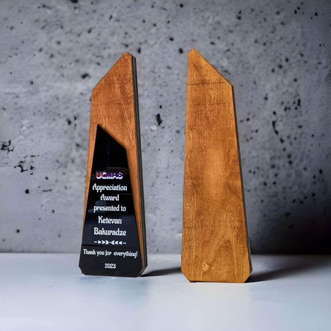 Wood Award With Acrylic - SVG Laser Cut Files - INSTANT DOWNLOAD Active ...