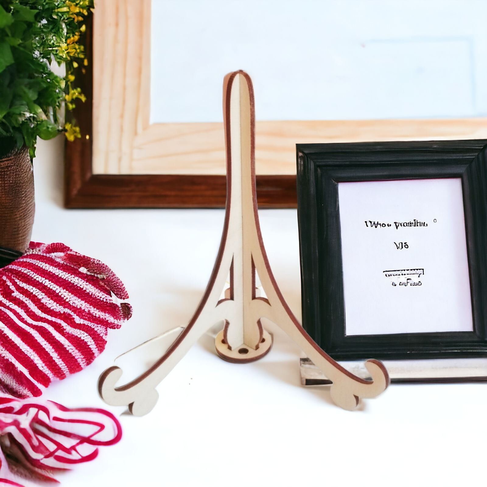Easel Stand, Easel Plate Holders, Photo Frame Display Laser Cut File ...