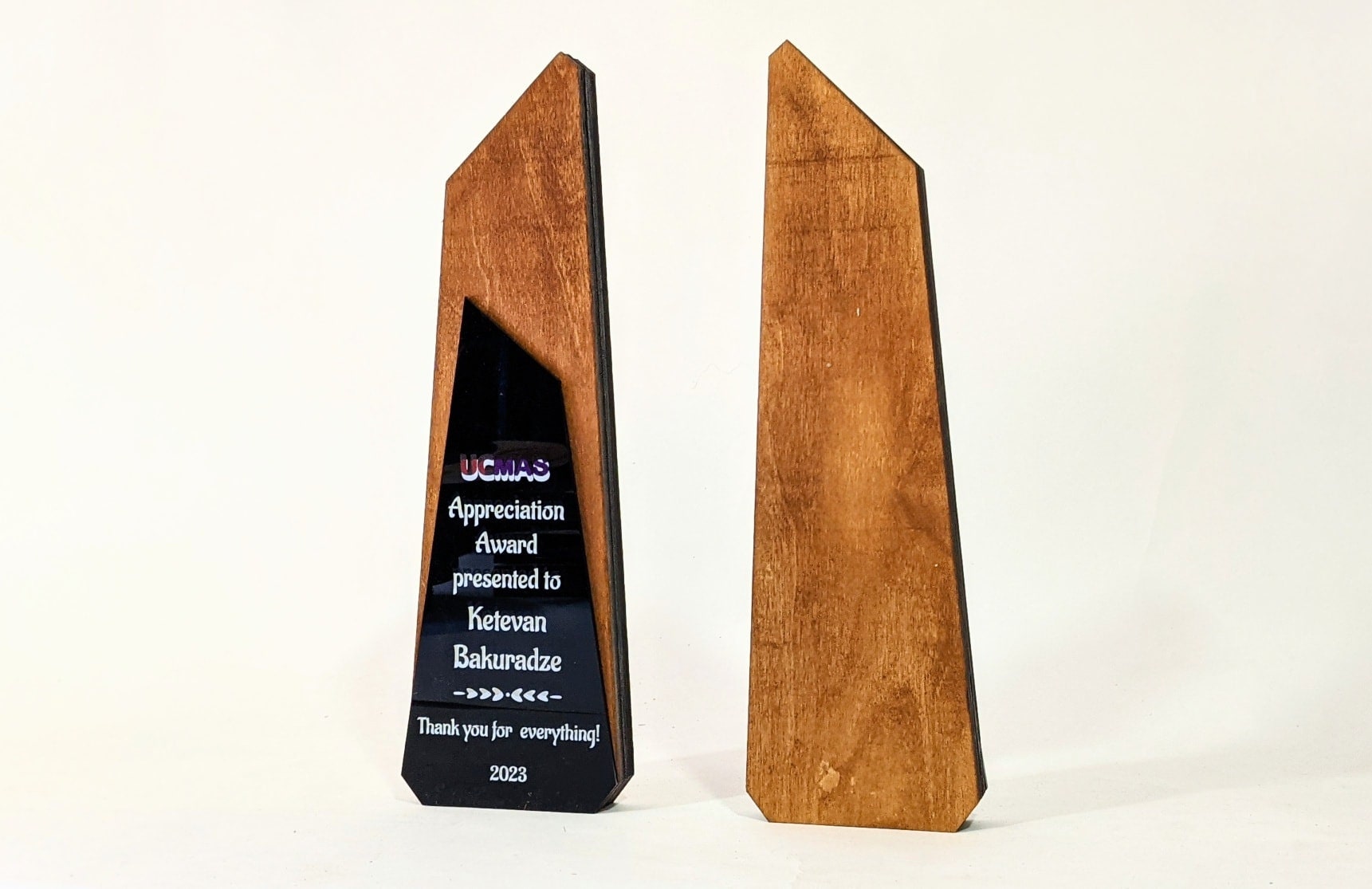 Wood Award With Acrylic - SVG Laser Cut Files - INSTANT DOWNLOAD Active ...