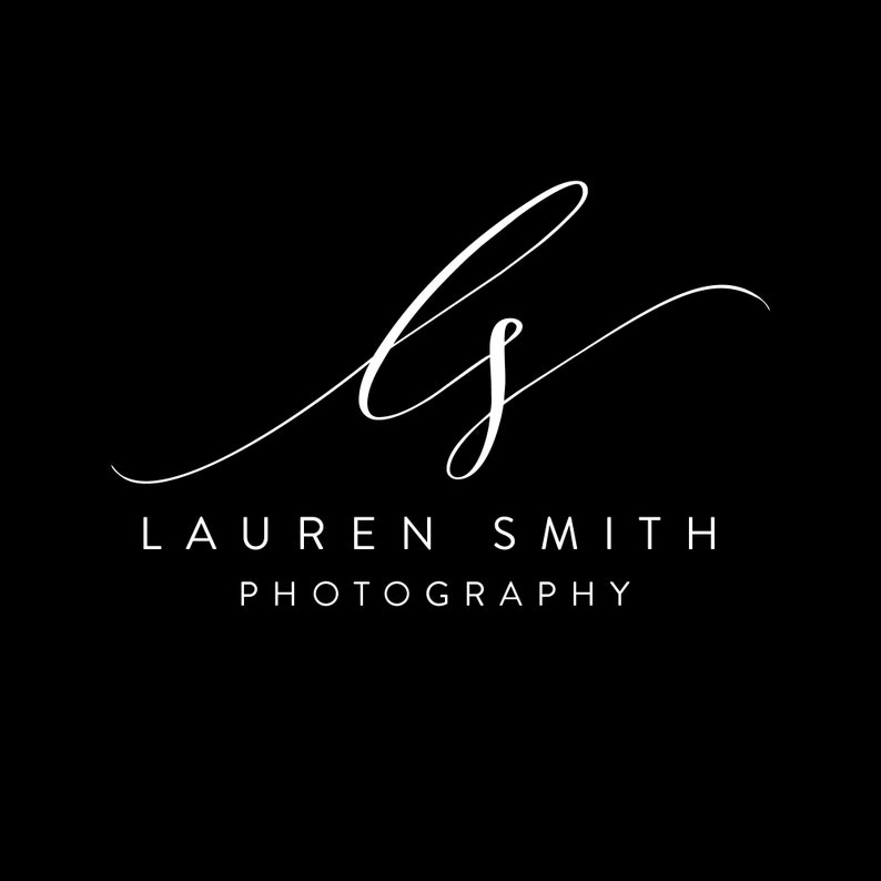 Premade Logo. Script Logo. Signature Logo. Photography Logo. Watermark ...