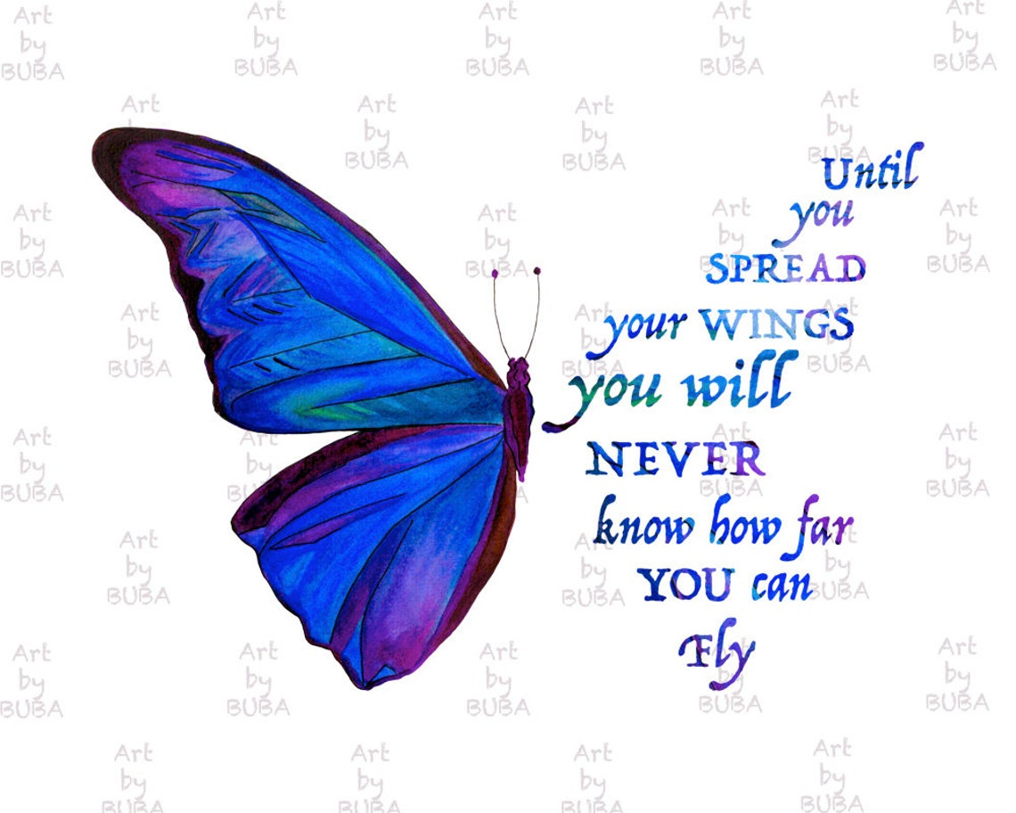 Butterfly Sublimation Design, Sublimation Digital Download, Until You ...
