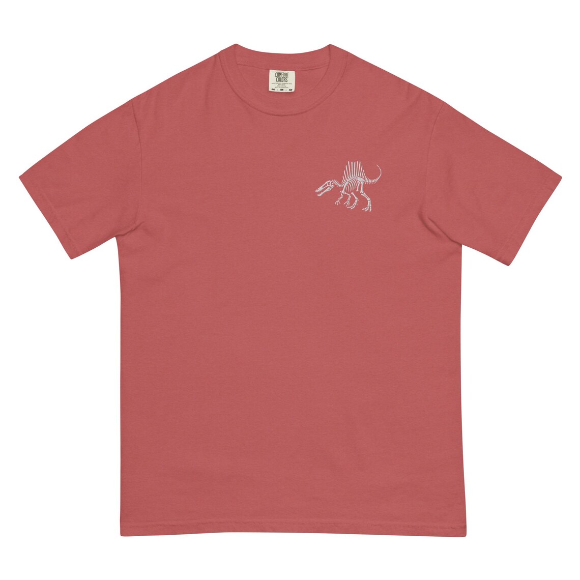 Spinosaurus Fossil Embroidered T-shirt – “stone Standards” Collection ...
