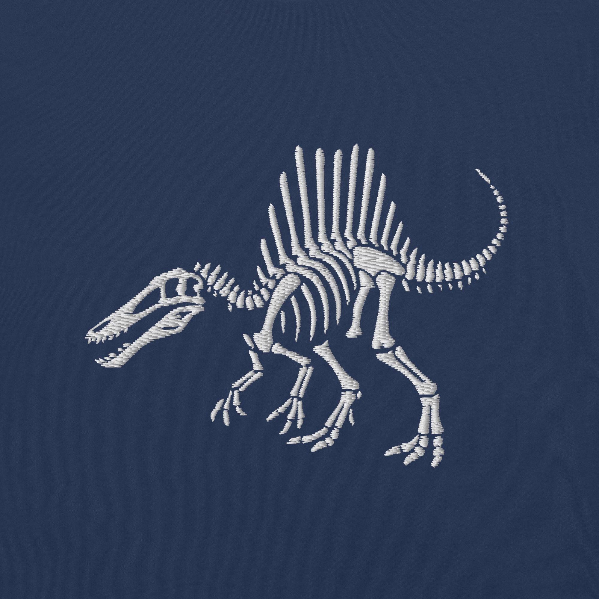Spinosaurus Fossil Embroidered T-shirt – “stone Standards” Collection ...