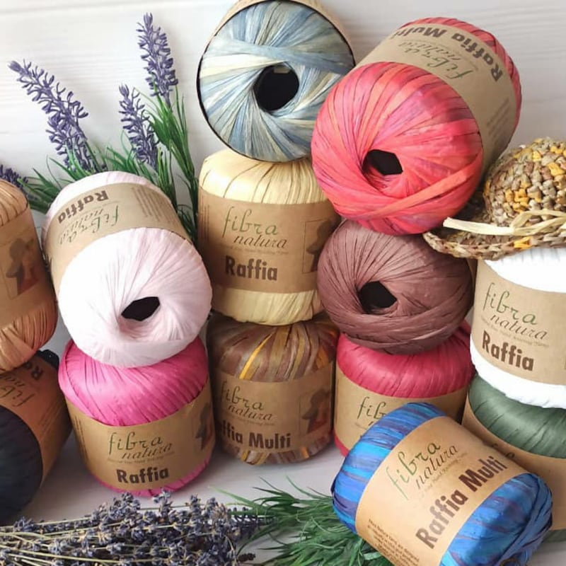 Raffia Yarn Crochet - Etsy