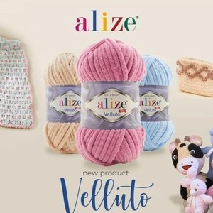 Alize Velluto ,baby Yarn, Knitting Baby, Velvet Yarn, Baby Yarn ...